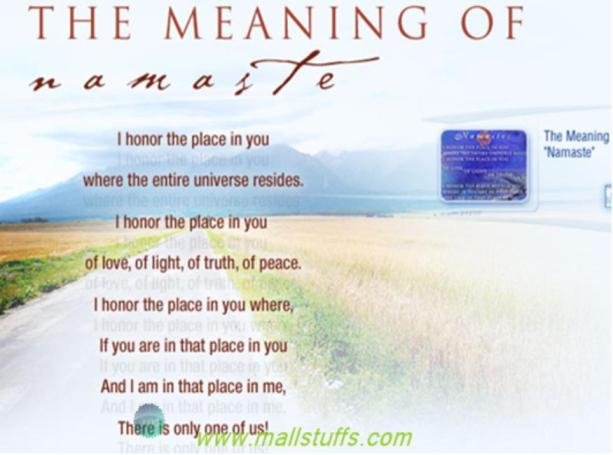 Why Hindus greet namaste and its significance