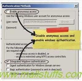 Windows Authentication and Authorization